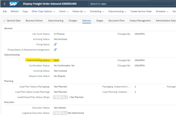 Inbound Process Flow SAP TM BN4L: Mastering Logistics | NAV-IT