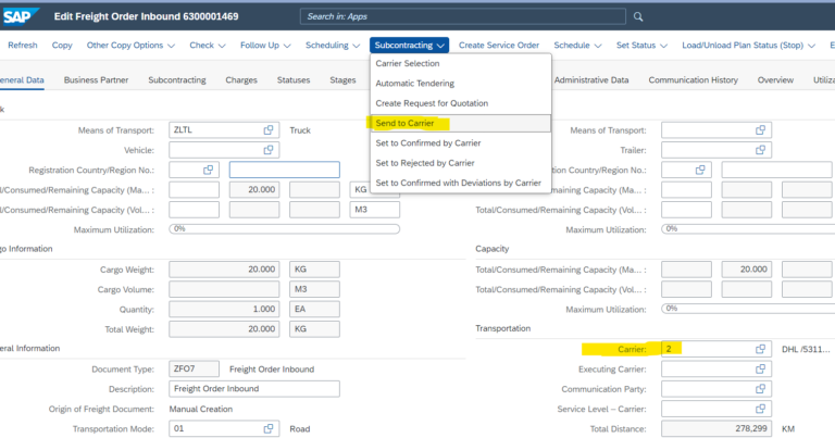 Inbound Process Flow SAP TM BN4L: Mastering Logistics | NAV-IT