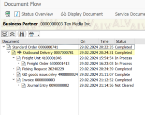 SAP TM Outbound Delivery Shipment Scenario: End-to-End Guide