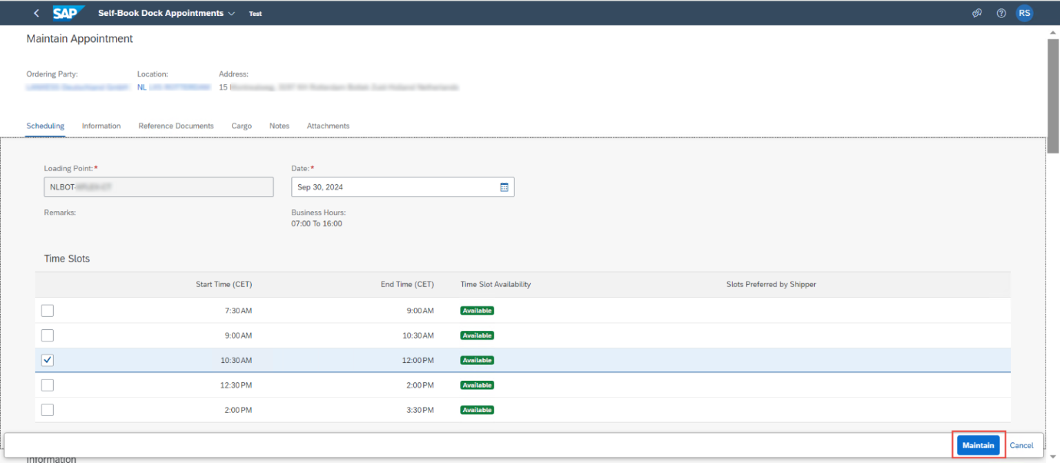 Dock Appointment Scheduling for Guest Users: with SAP BN4L
