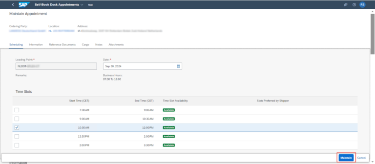 Dock Appointment Scheduling for Guest Users: with SAP BN4L